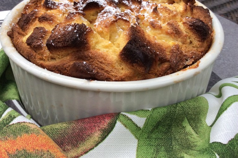 French Bread Pudding Soufflé with Grand Marnier